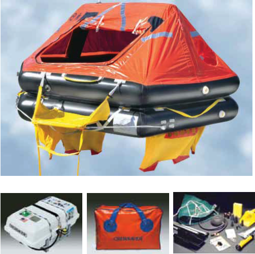 ELLIOT Throw-over Liferafts – Marine Consultants Limited