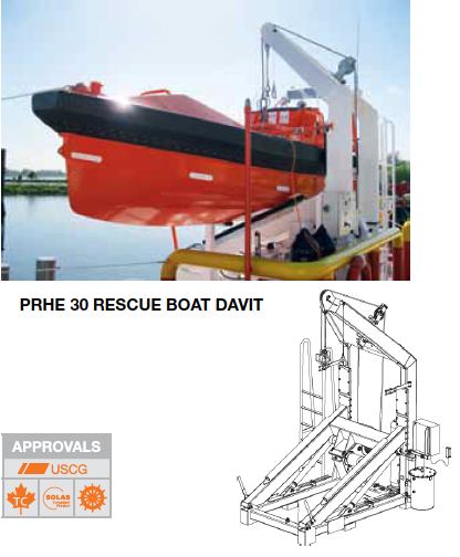 PALFINGER NED-DECK Fast Rescue Boat Davit – Marine Consultants Limited